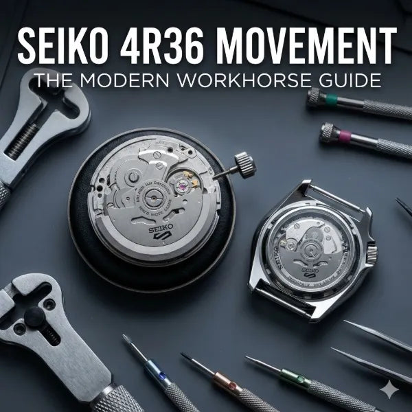 Seiko 4R36 Movement: Complete Day-Date Automatic Guide USAMODWATCH